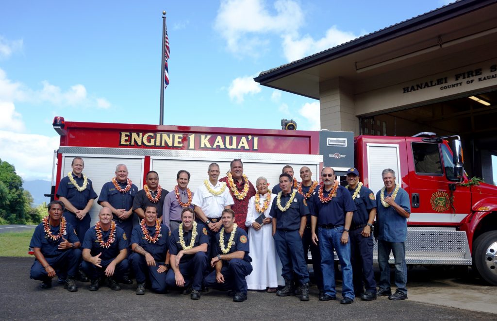 Hawaii Ahe Kaua‘i Fire Department holds blessing ceremony for new ...