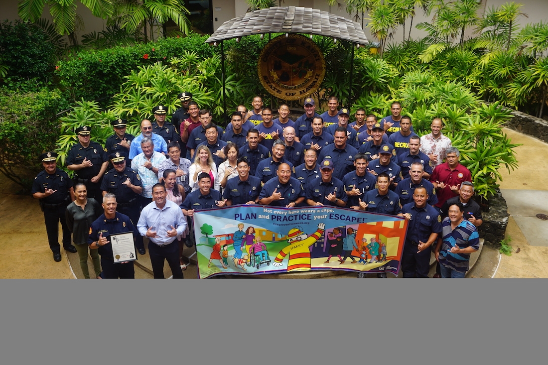Hawaii Ahe KFD promotes Fire Prevention Week, Oct. 6-12 “Not every hero ...