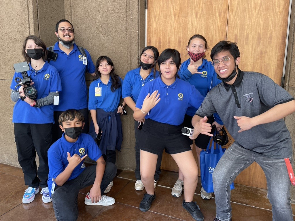 Hawaii Ahe Kamalani Academy Olelo Media Program Students Visit State ...